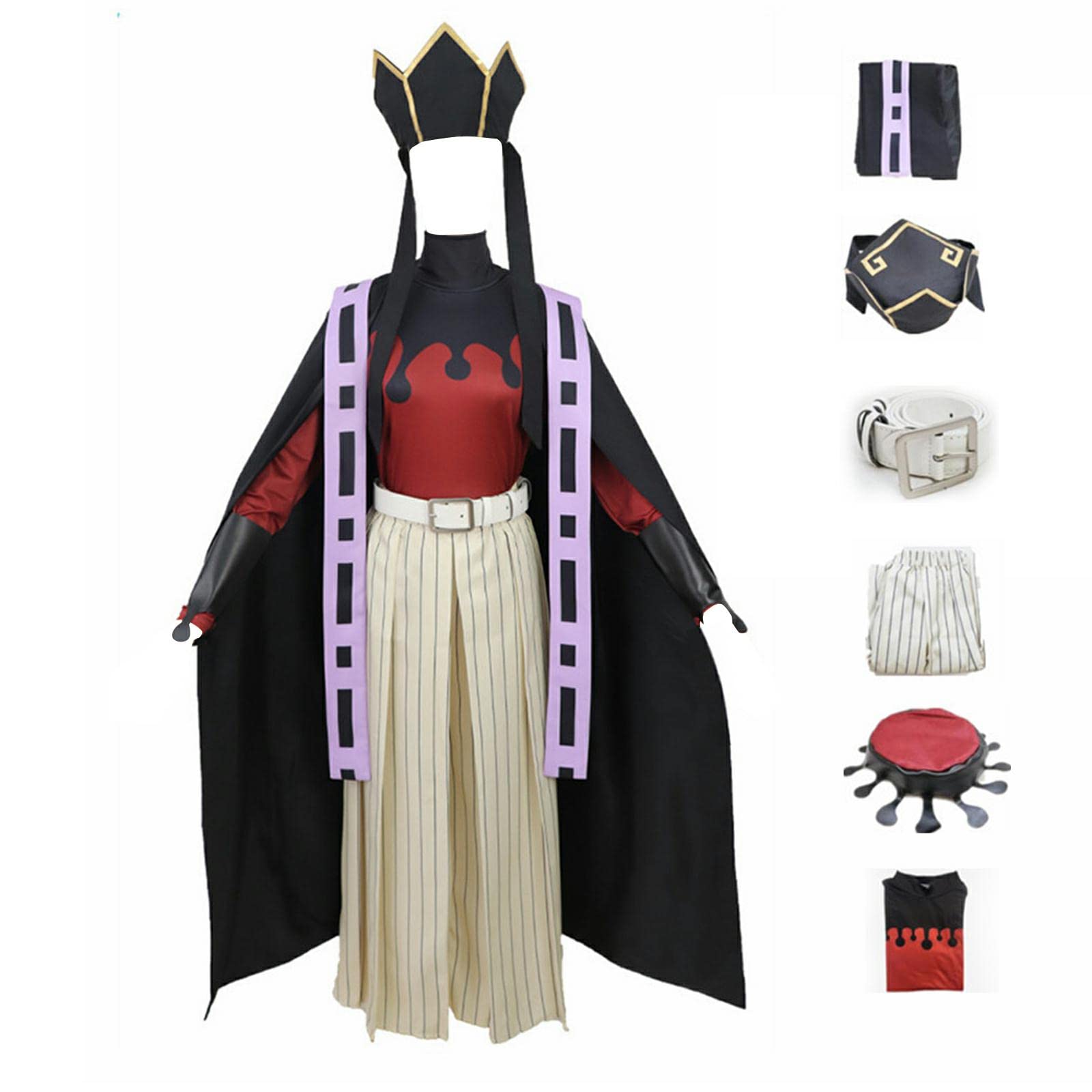 Teilwenl Doma Cosplay Costume Outfit Kimono Kimetsu No Yaiba Doma ...