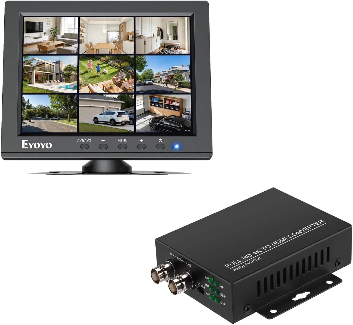 Amazon.com: Eyoyo 8 Inch HDMI Monitor Small LCD Screen Mini Monitors ...