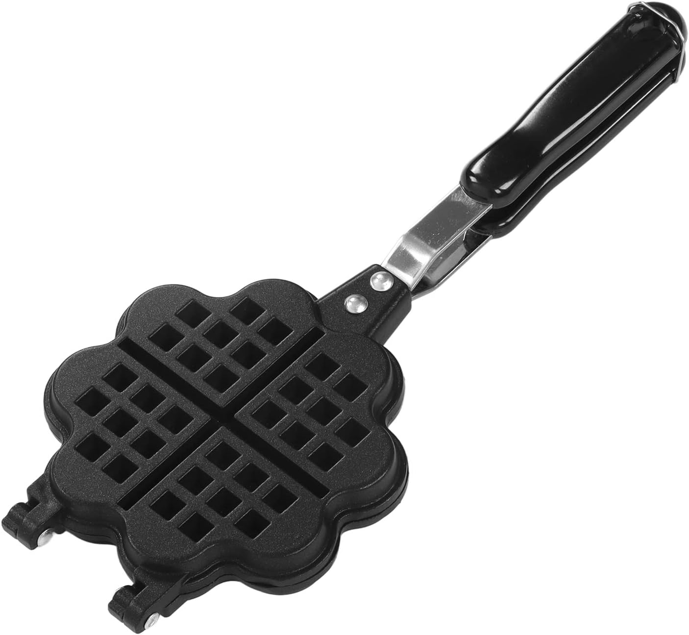 Amazon.com: Non Stick Waffle Iron, Double Sided Waffle Maker Pan Stove ...