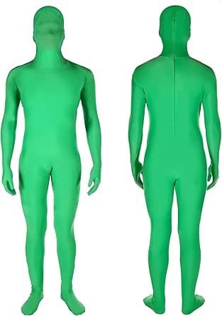 Amazon.com: NEEWER Green Screen Bodysuit Chromakey Body Suit Green Men ...