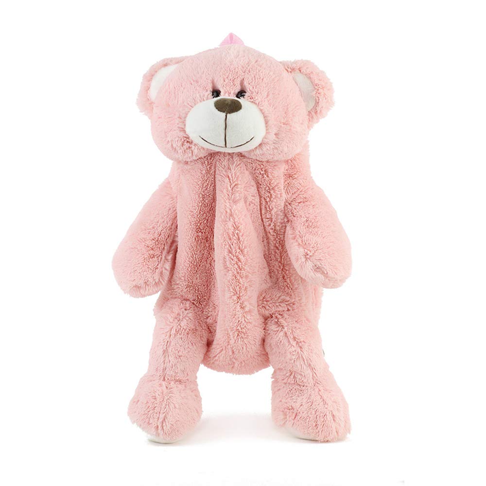 Amazon.com | Mellsunny Cute Fuzzy Bear Backpack Stuffed Animal Backpack ...