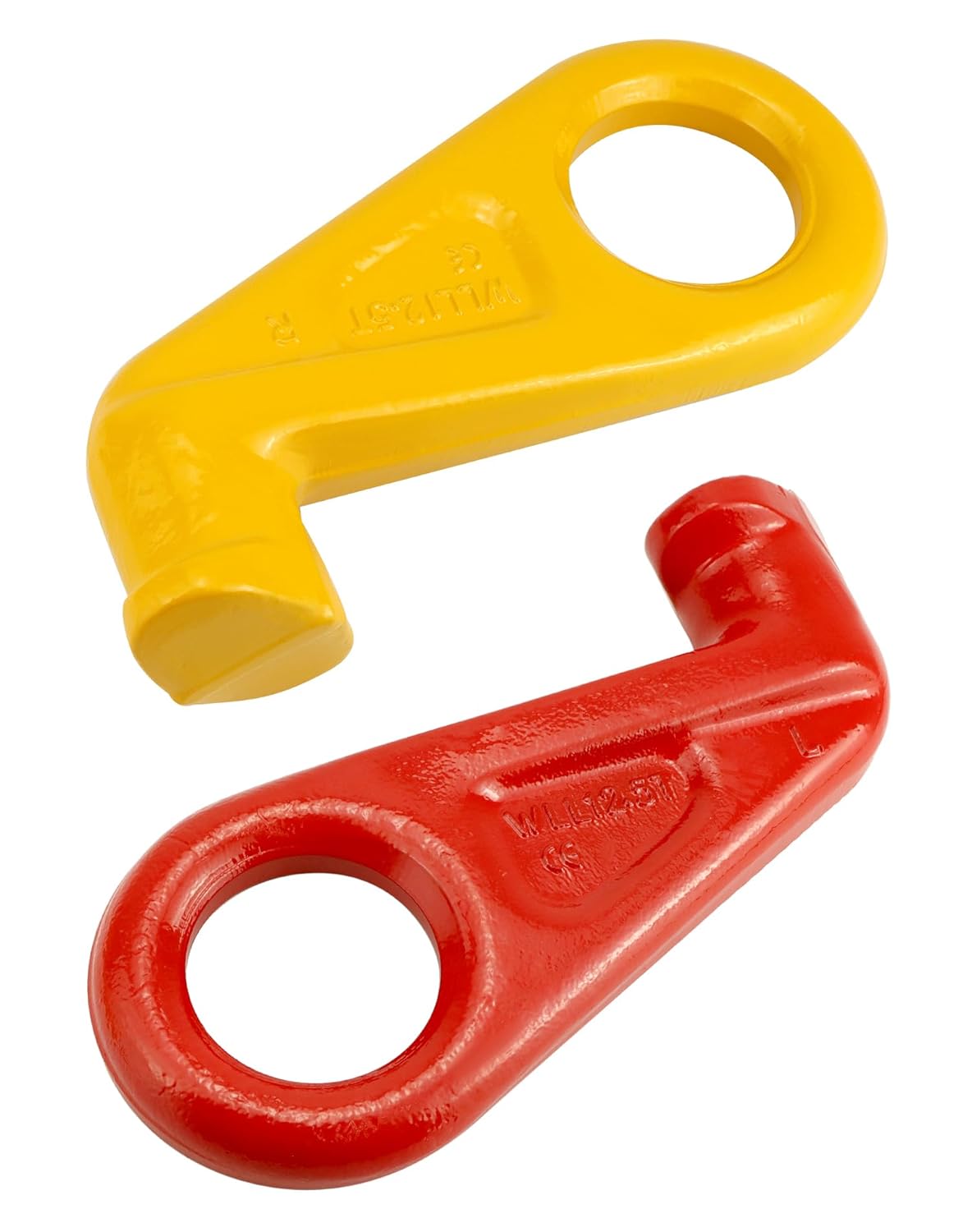 QWORK Shipping Container Lifting Hooks, 2 Pack 12.7 T Left & Right 45 ...