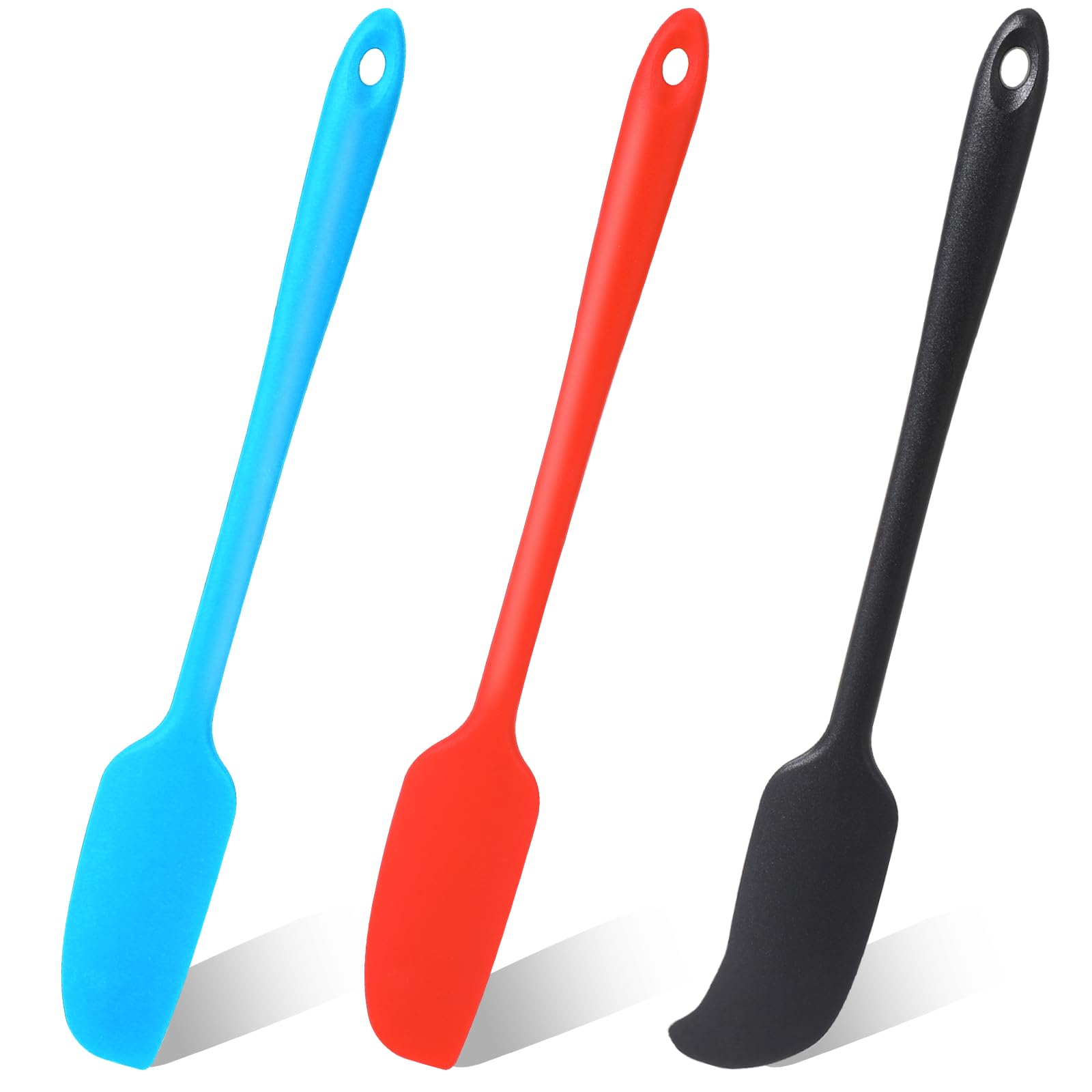 Amazon.com: 3 Pcs Long Handle Jar Spatulas Silicone Heat Resistant Jar ...