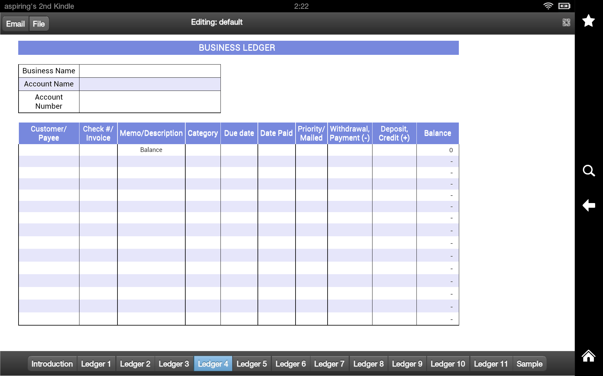 Ledger Pro - App on Amazon Appstore