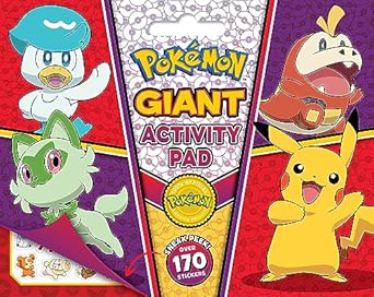 Pokemon: Giant Activity Pad (Featuring Paldea Region) : Amazon.com.au ...