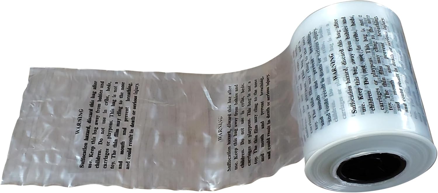 Amazon.com: Resilia Lay Flat Poly Tubing With Suffocation Warning ...