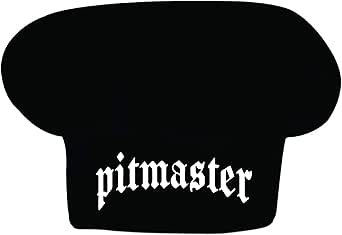Amazon.com: Pitmaster Funny Chef BBQ Hat Adjustable Back Black ...