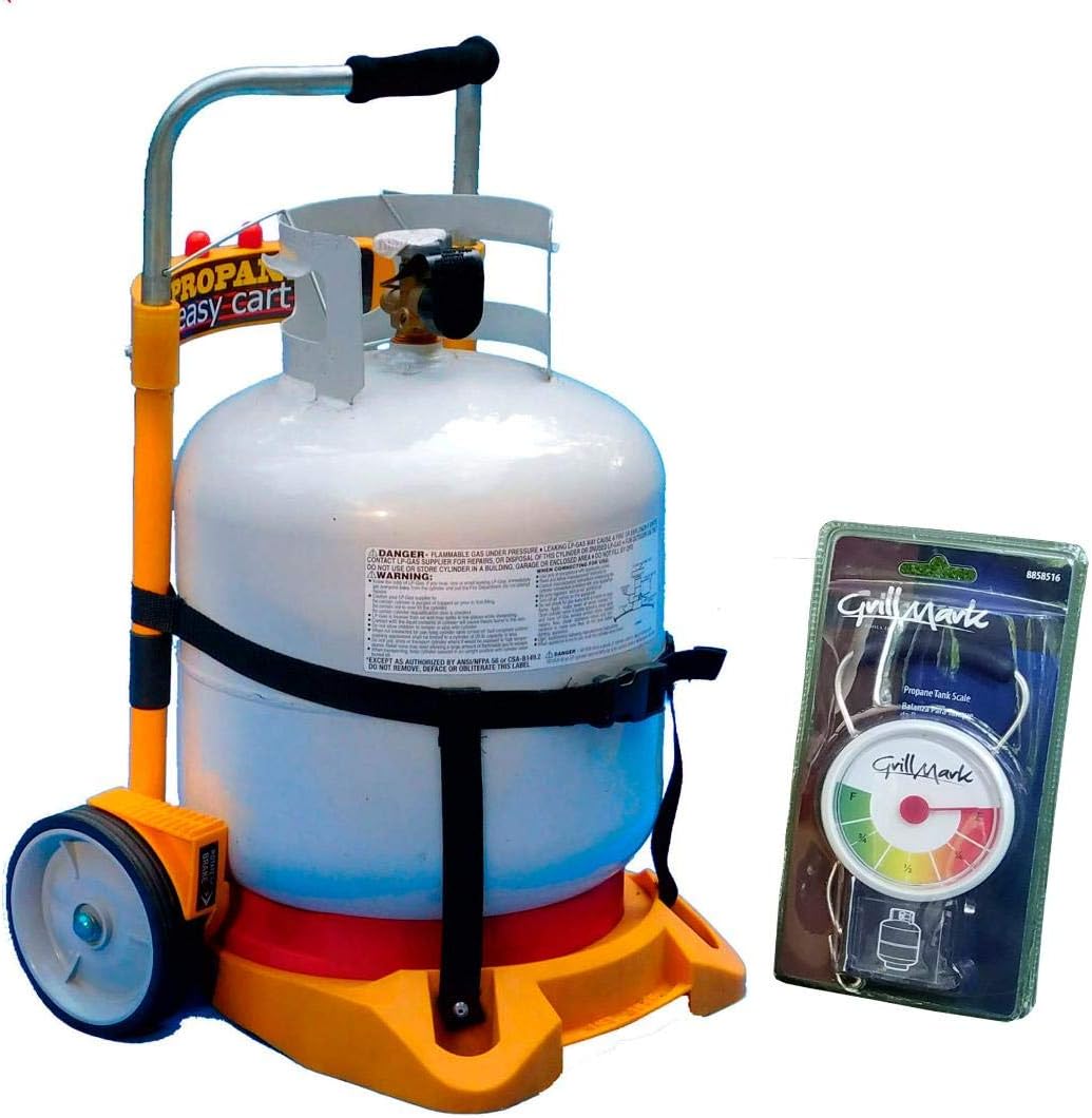 Amazon.com : Propane Easy Cart Portable LP Tank Carrier Cylinder Dolly ...