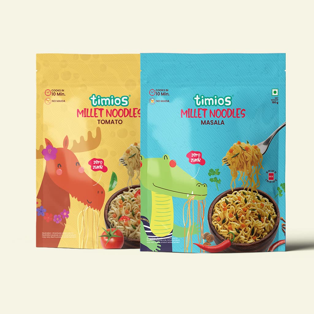 Timios Non-Fried No-Maida Millet Masala & Tomato flavoured Instant ...