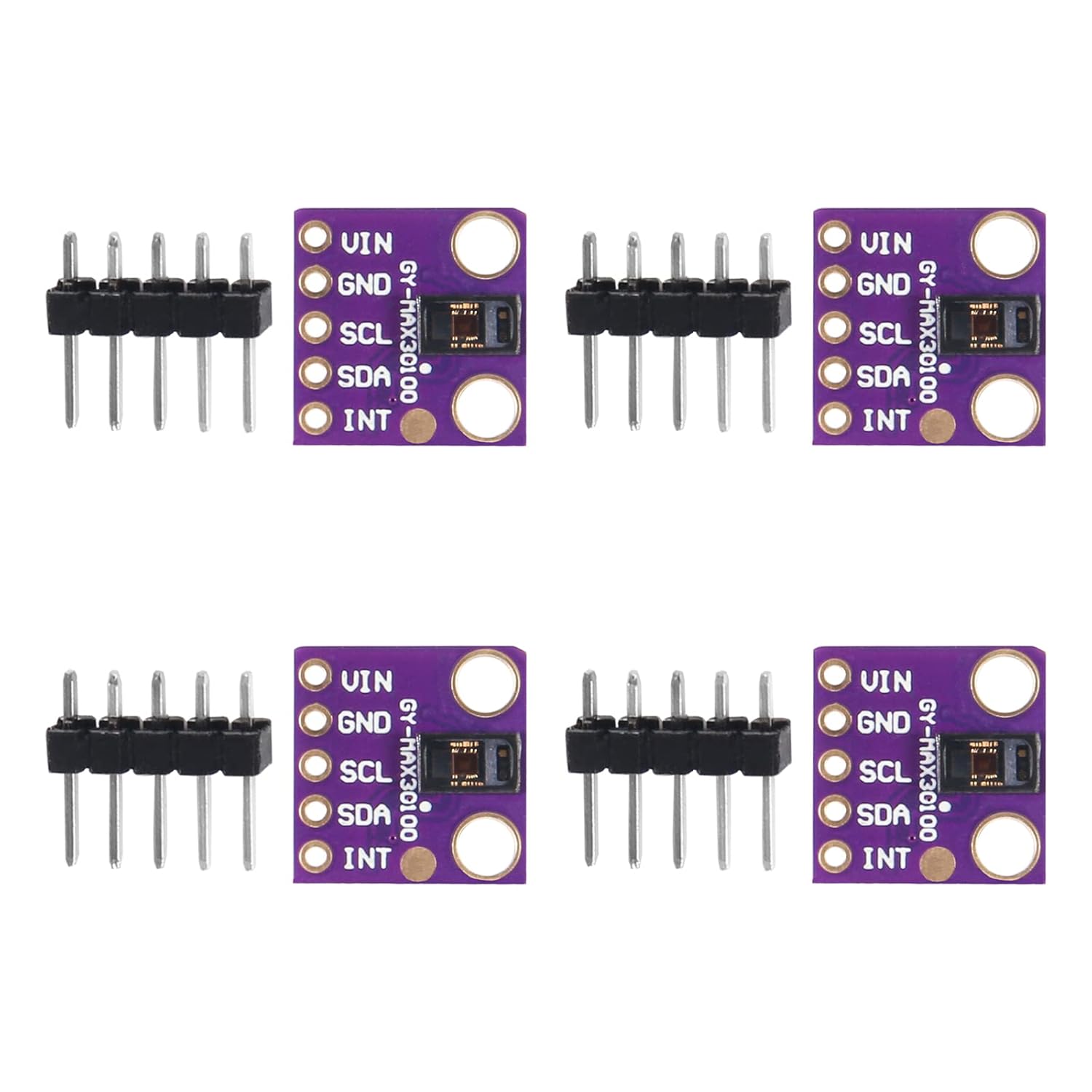 Alinan 4pcs MAX30102 Low-Power Heart Rate Click Sensor Breakout Board ...