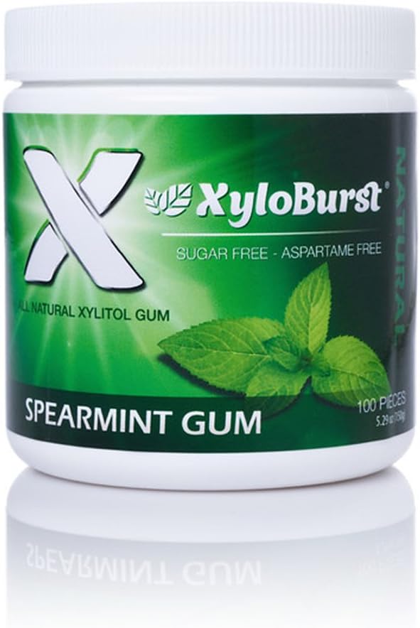 xyloburst xylitol Gum Spearmint, 100 Count: Buy Online at Best Price in ...