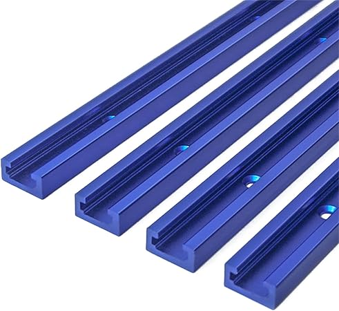 4 Pack 48" T-Track for Woodworking with Screws, Aluminum Alloy ...