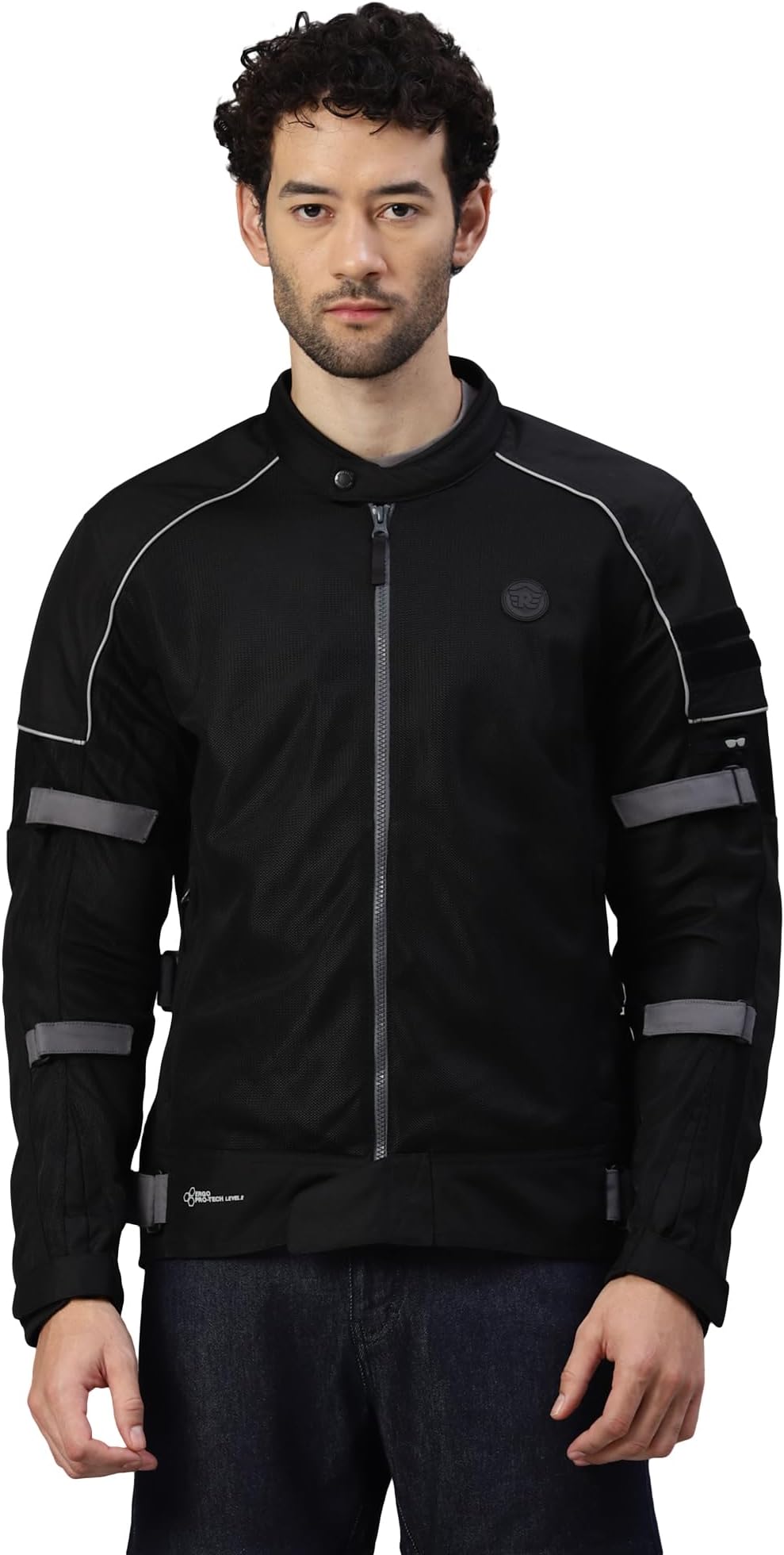 Royal Enfield Streetwind V3 Riding Jacket Black (XL) 44 Cm Ergo Pro ...