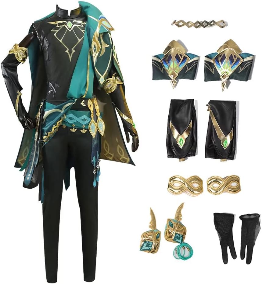 Amazon.com: Alhaitham Cosplay Costume for Genshin Cosplay Outfit Anime ...