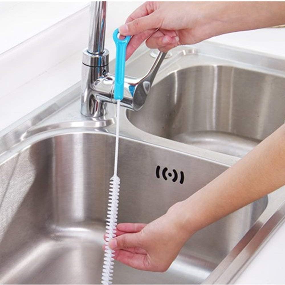 Uteruik 71cm Long Flexible Sink Overflow Drain Dredge Cleaning Brush ...