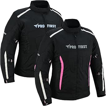 Amazon.com: PROFIRST Motorcycle Ladies jacket Adventure/Touring ...