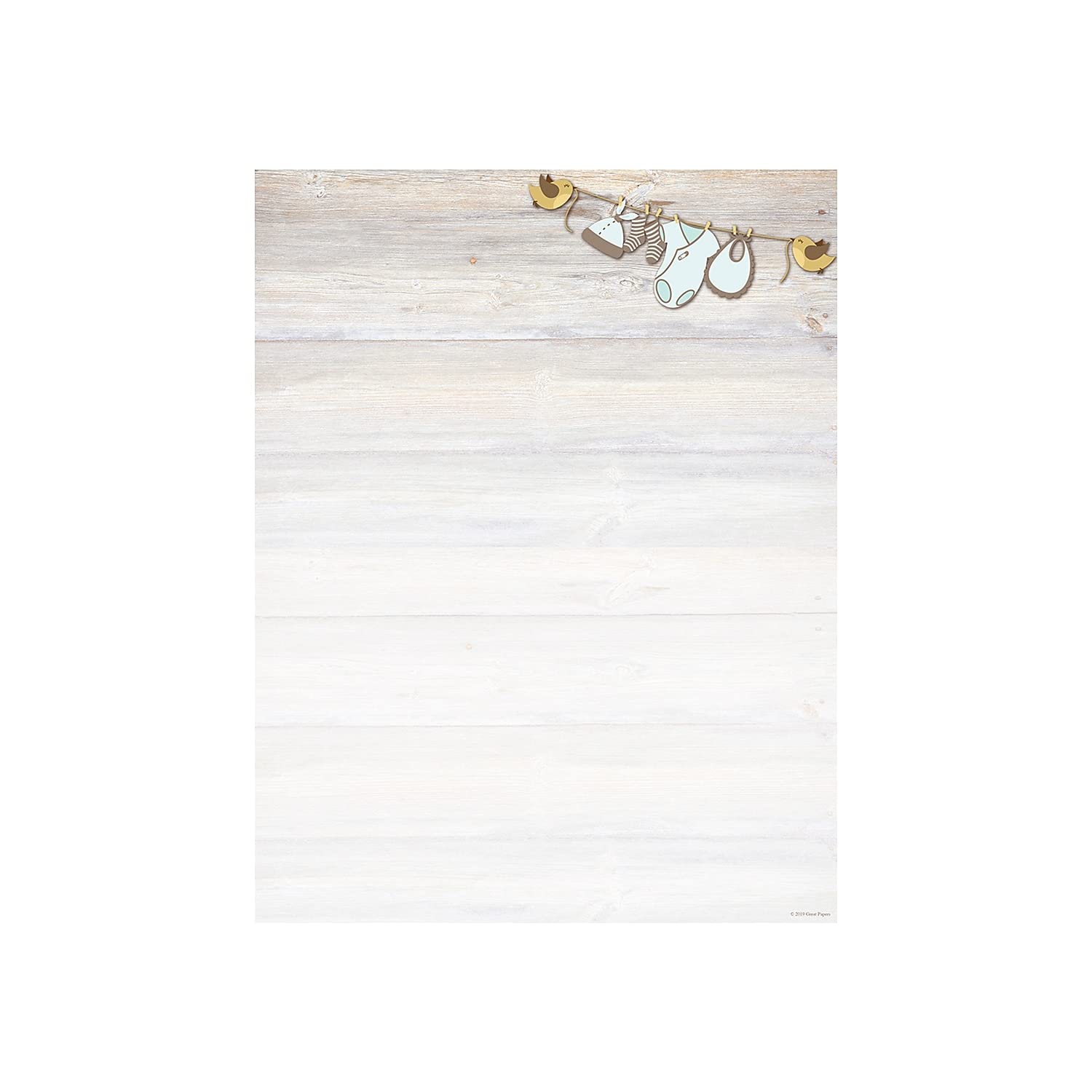 Amazon.com : Cosco Baby Onesie Letterhead : Office Products