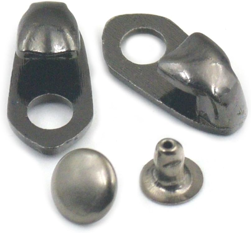 Amazon.com: Fujiyuan 12 pcs Boot Hooks Lace Fittings with Rivets Camp ...