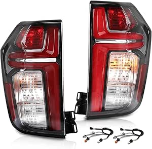 Amazon.com: CNNELL Tail Lights Rear Brake Lamps Assembly Rear Lights ...