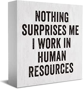 Amazon.com: Nothing Surprises Me Thank You Gifts Office Decor Funny ...