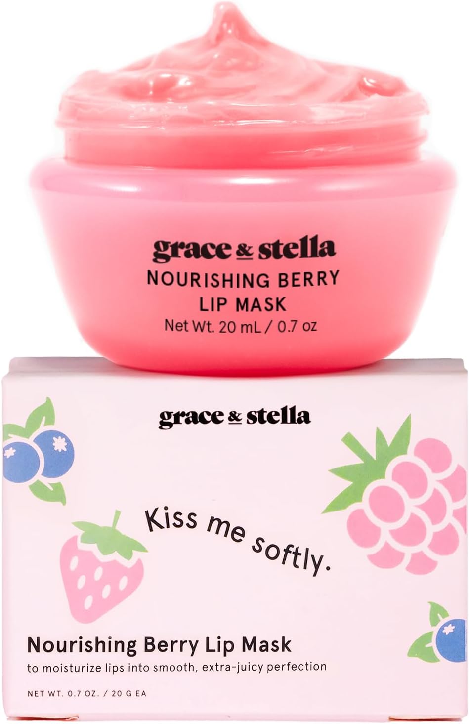 Award Winning Nourishing Berry Lip Mask - Lip Balm For Very Dry Lips ...