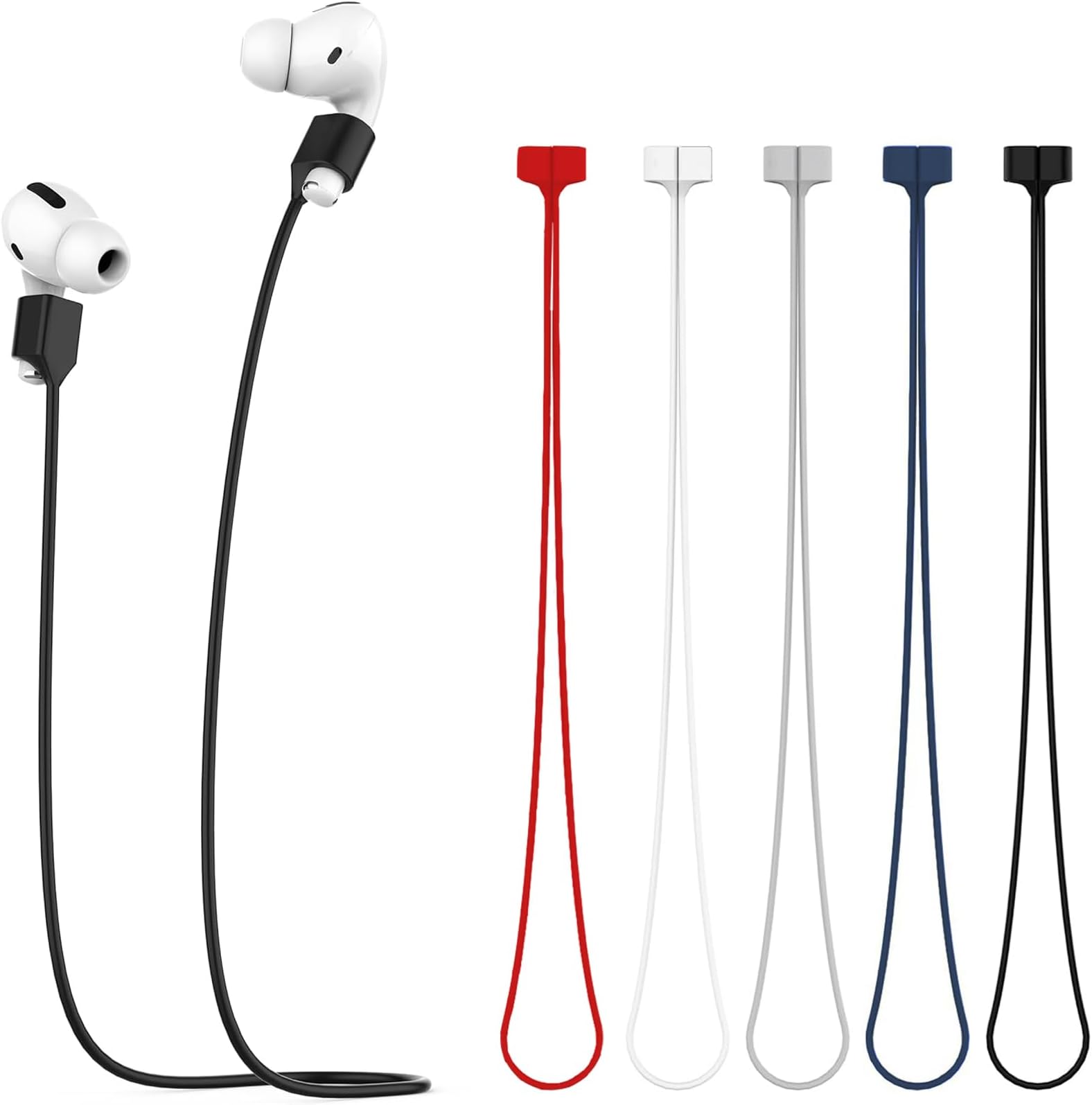 Amazon.com: MOTANAR AirPods Straps, Soft Silicone Sport Earphones Anti ...