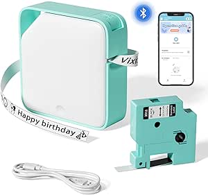 Amazon.com : Vixic D1600 Label Maker Machine with Tapes, Smart Handheld Bluetooth Label Printer ...