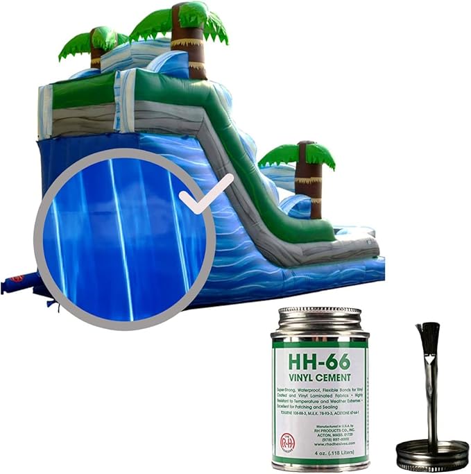 Amazon.com: Moose Supply HH-66 Vinyl Repair Kit | Inflatable Bounce ...