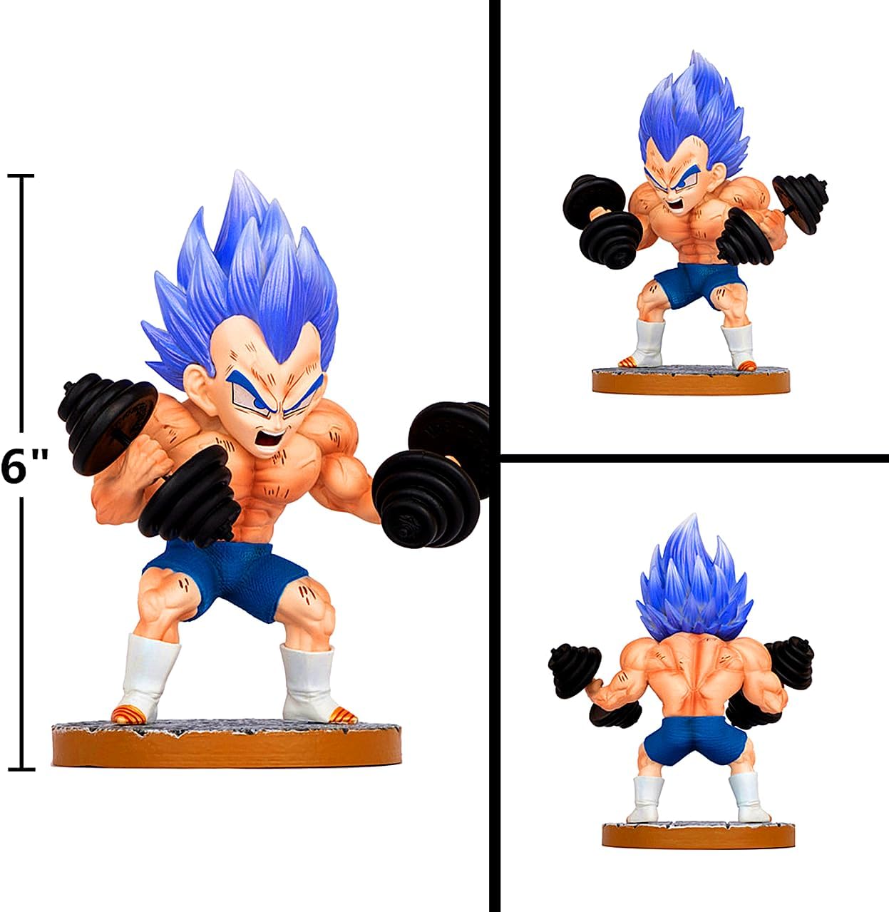 Buff Vegeta – Figura de acción DBZ azul – Yaxa Colombia