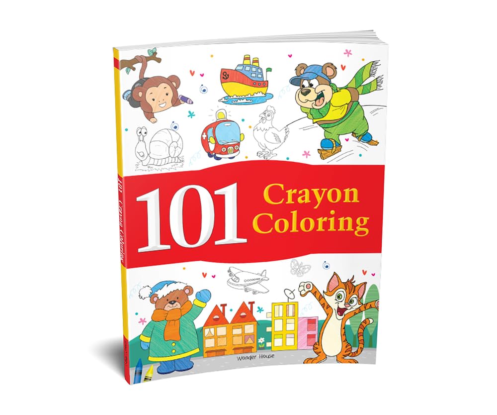 101 Crayon Coloring (101 Fun Activities): Wonder House Books ...