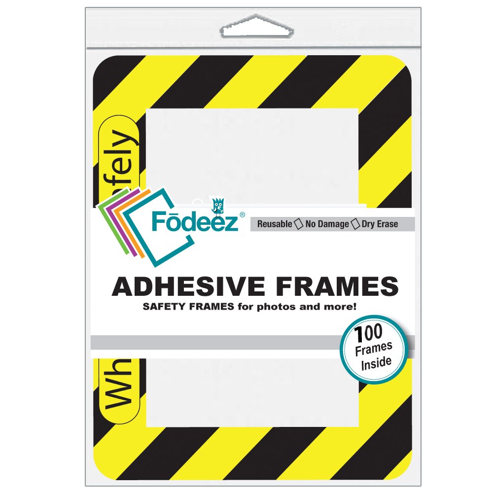 Buy Fodeez Frames 4" x 6" Damage-free Adhesive Safety Display Frame ...