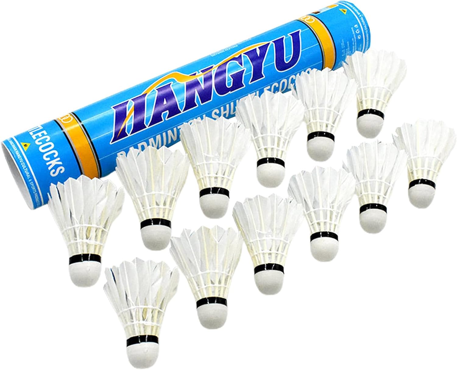 Amazon.com : Badminton Ball, 12PCS Badminton Trainer Ball Feather ...