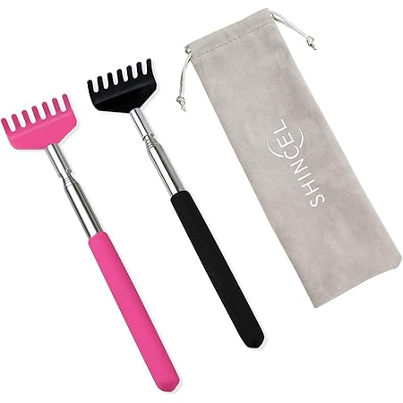 Amazon.com: ONEEKK Portable Extendable Back Scratcher, 2 Pack Metal ...
