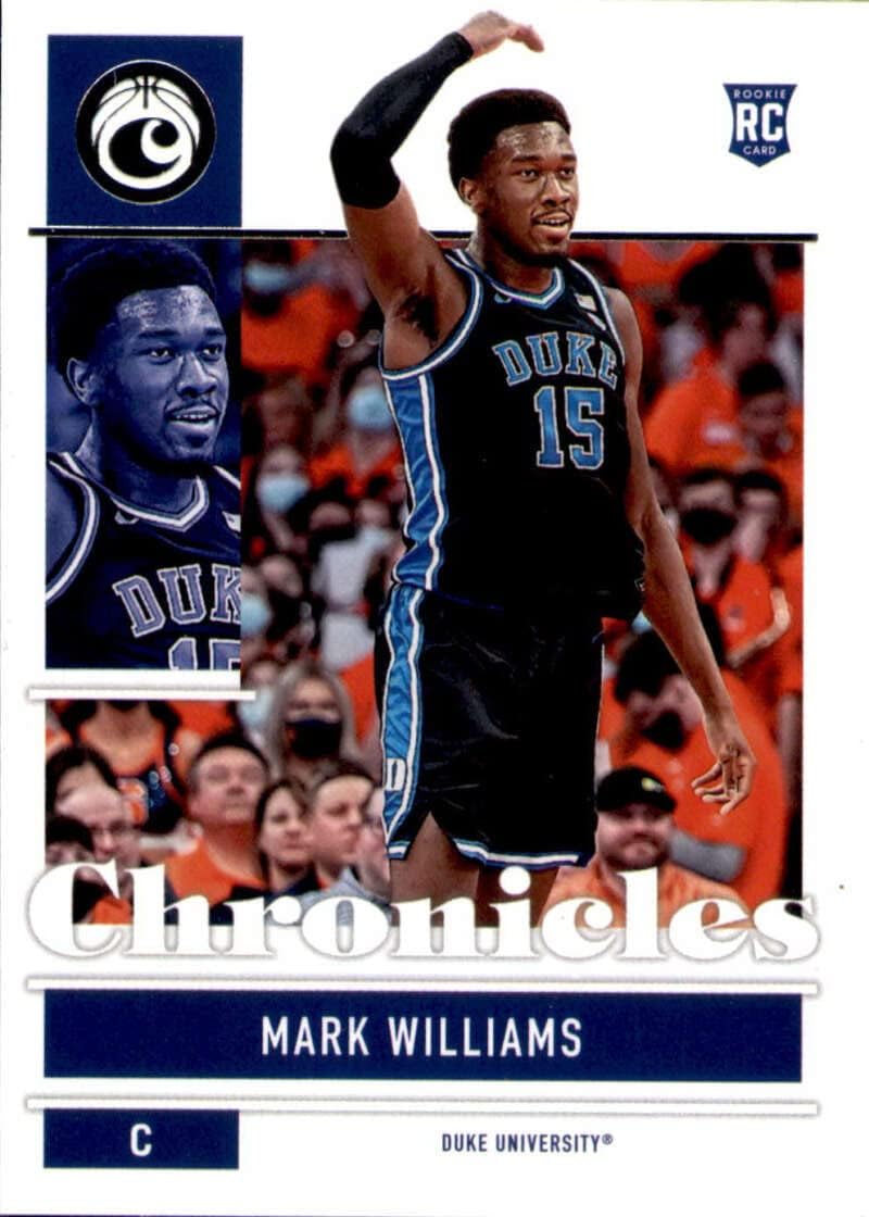 Amazon.com: 2022-23 Panini Chronicles Draft Picks #21 Mark Williams ...