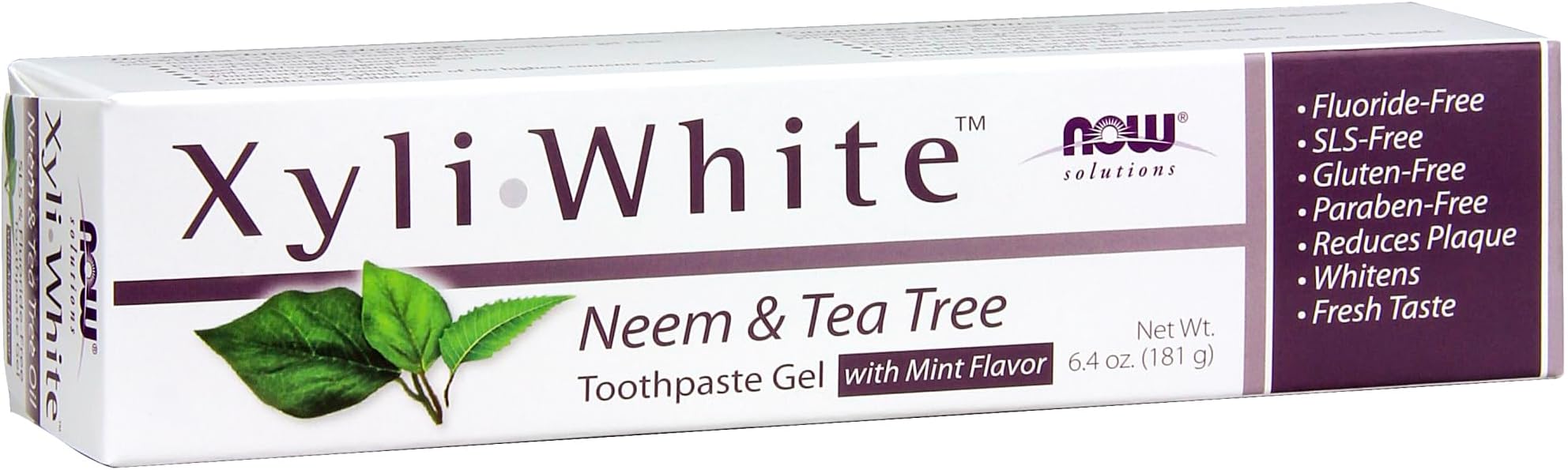 Amazon.com: NOW Foods Solutions, Xyliwhite™ Toothpaste Gel, Neem and ...