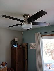 Hunter Fan Company 59416 Avia Ceiling Fan, 48, Brushed Nickel - Amazon.com