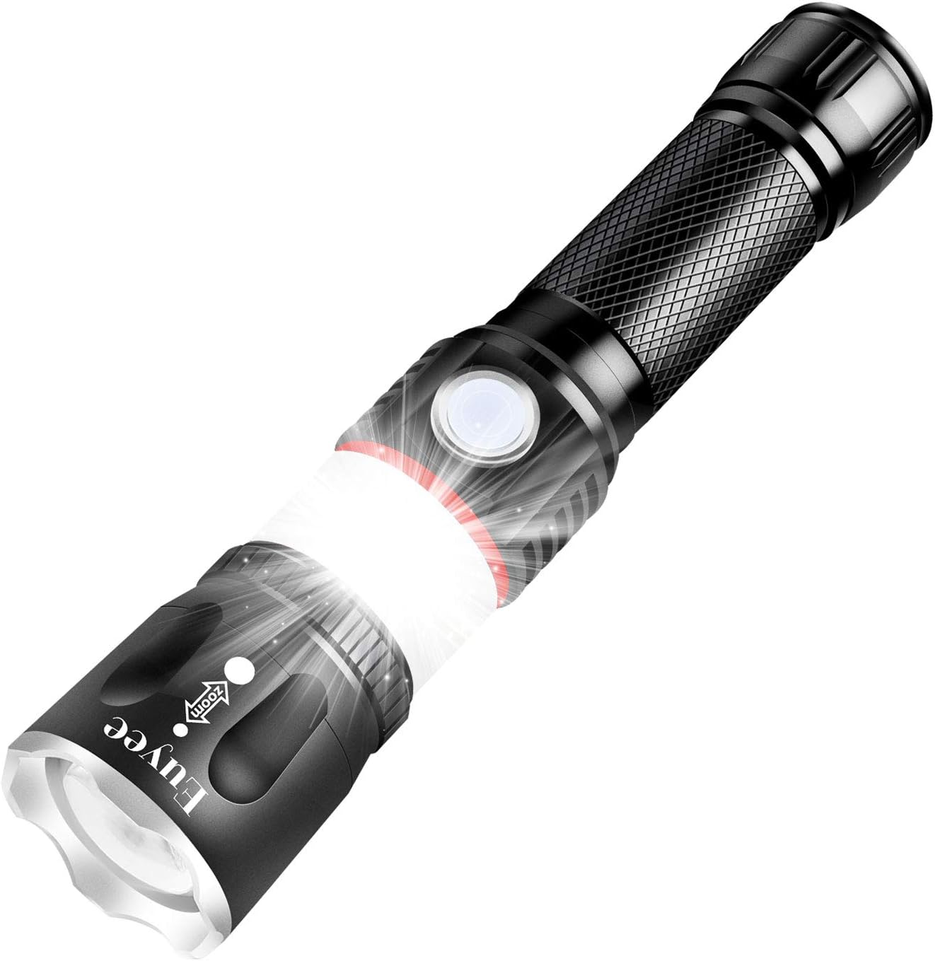 Rechargeable Flashlight, Euyee 1200 Lumens LED Handheld Flashlight ...