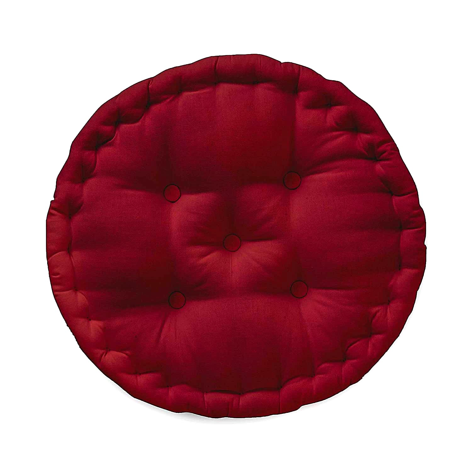 Buy M-TEXITO Round Floor Cushions, Large Sitting Cushion, Cotton ...