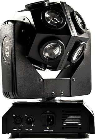 Amazon.com: Moving Head Stage Light RGBW 12LED Stage Light Rotating ...