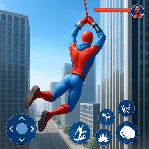 Rope Hero Game : Flying Spider Fighter Action Games 25 - Aplicativo na ...