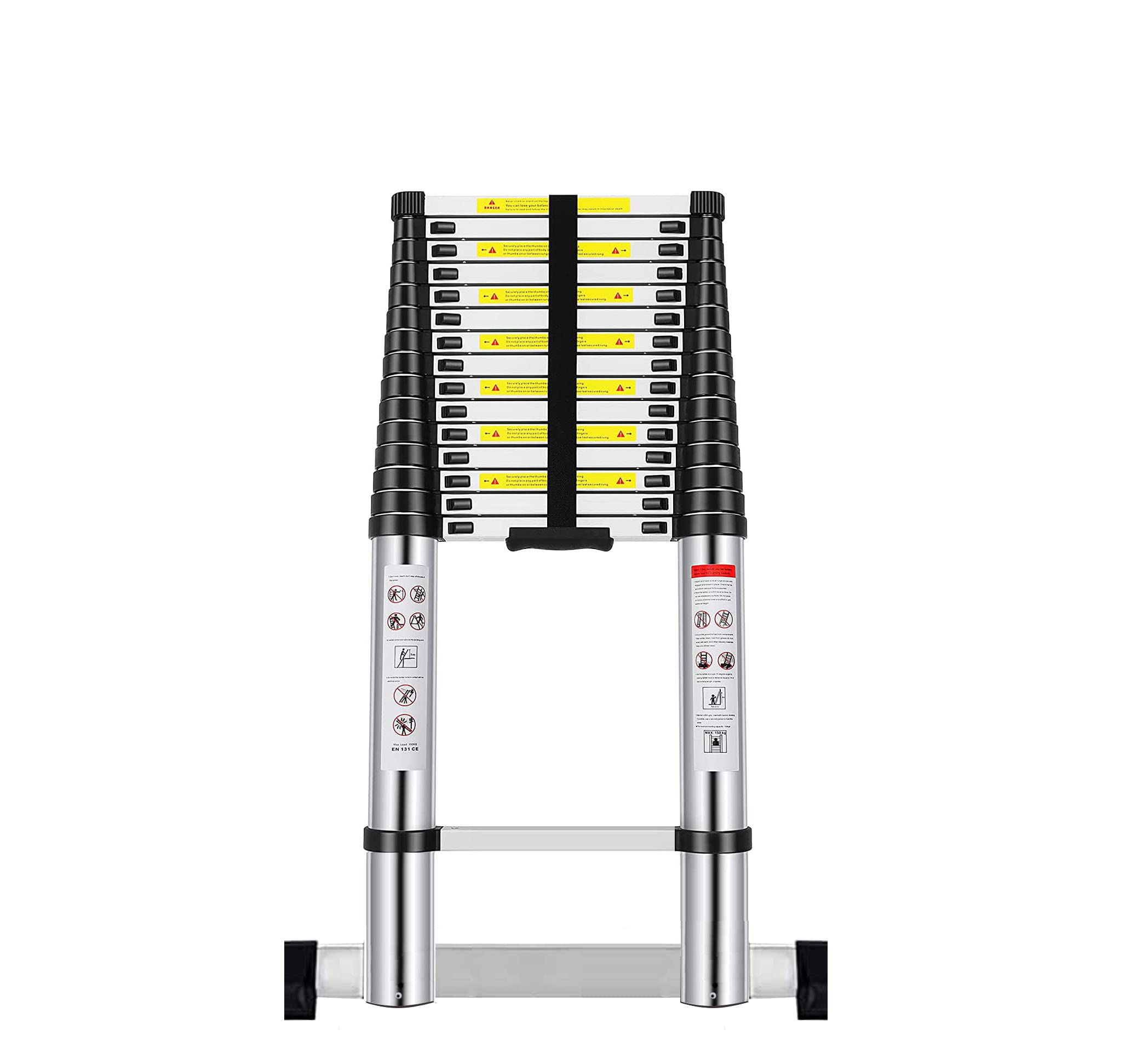 Welbuilt 23Feet (7Meter) Telescopic Ladder 16 Step | 2-Year Warranty ...