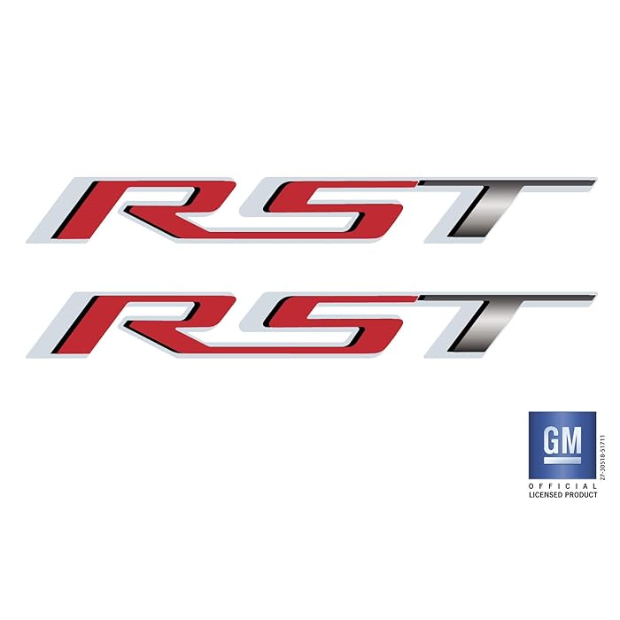 Buy EmblemsPlus 2019 2020 2021 2022 Chevy Silverado RST Bedside Decals ...