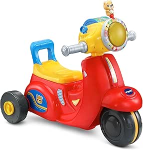 Amazon.com: VTech Scooter Map and Go 2 en 1 para niños pequeños, rojo