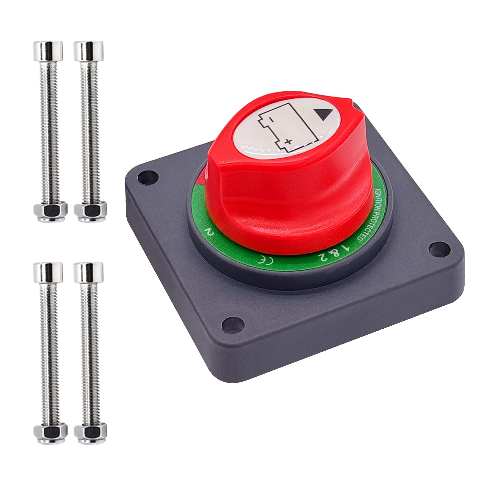 Snapklik.com : Ampper Panel Mounted Battery Switch 12V - 48V, Marine ...