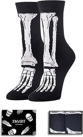 Amazon.com: Zmart X-Ray Gifts Ideas Socks - Halloween Socks for Women ...