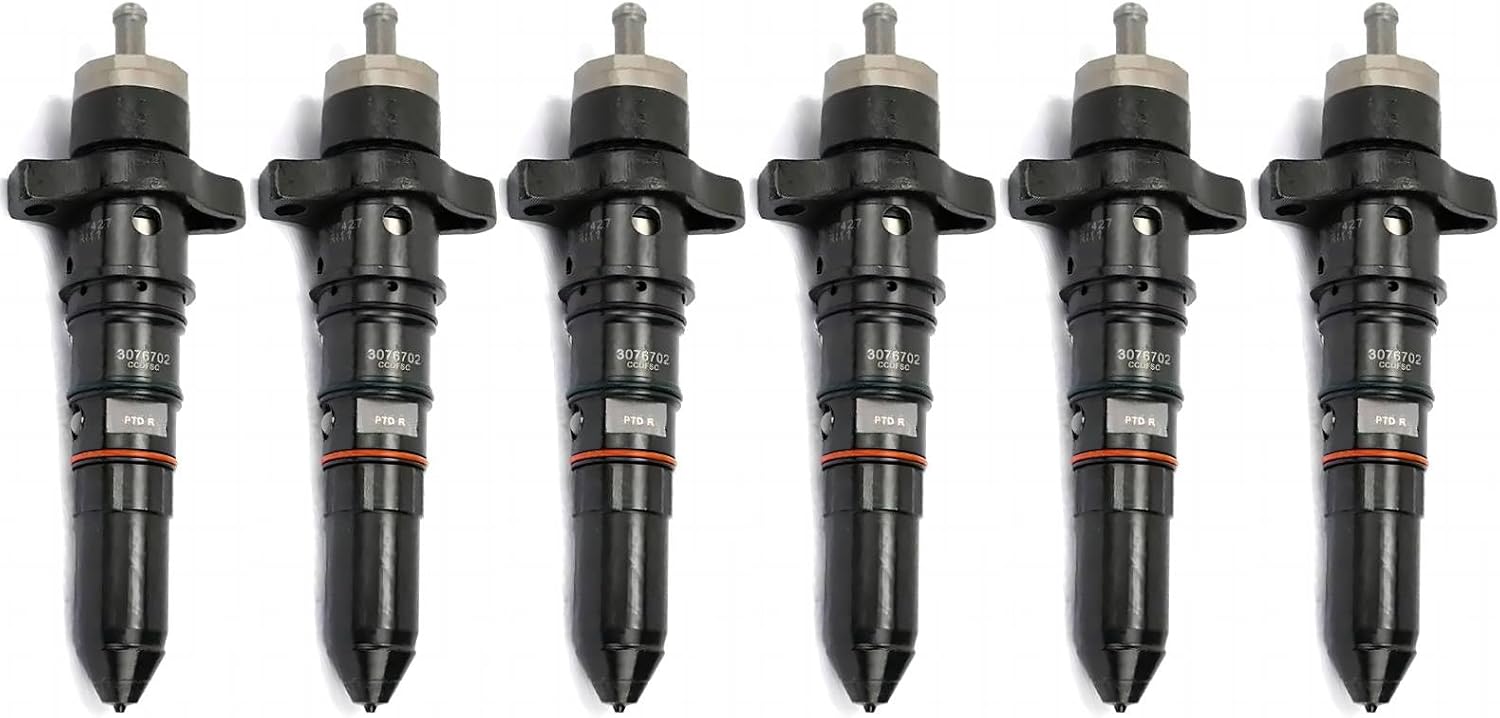 Amazon.com: 6Pcs New Fuel Injector Compatible with Cummins KTA38 KTA50 ...