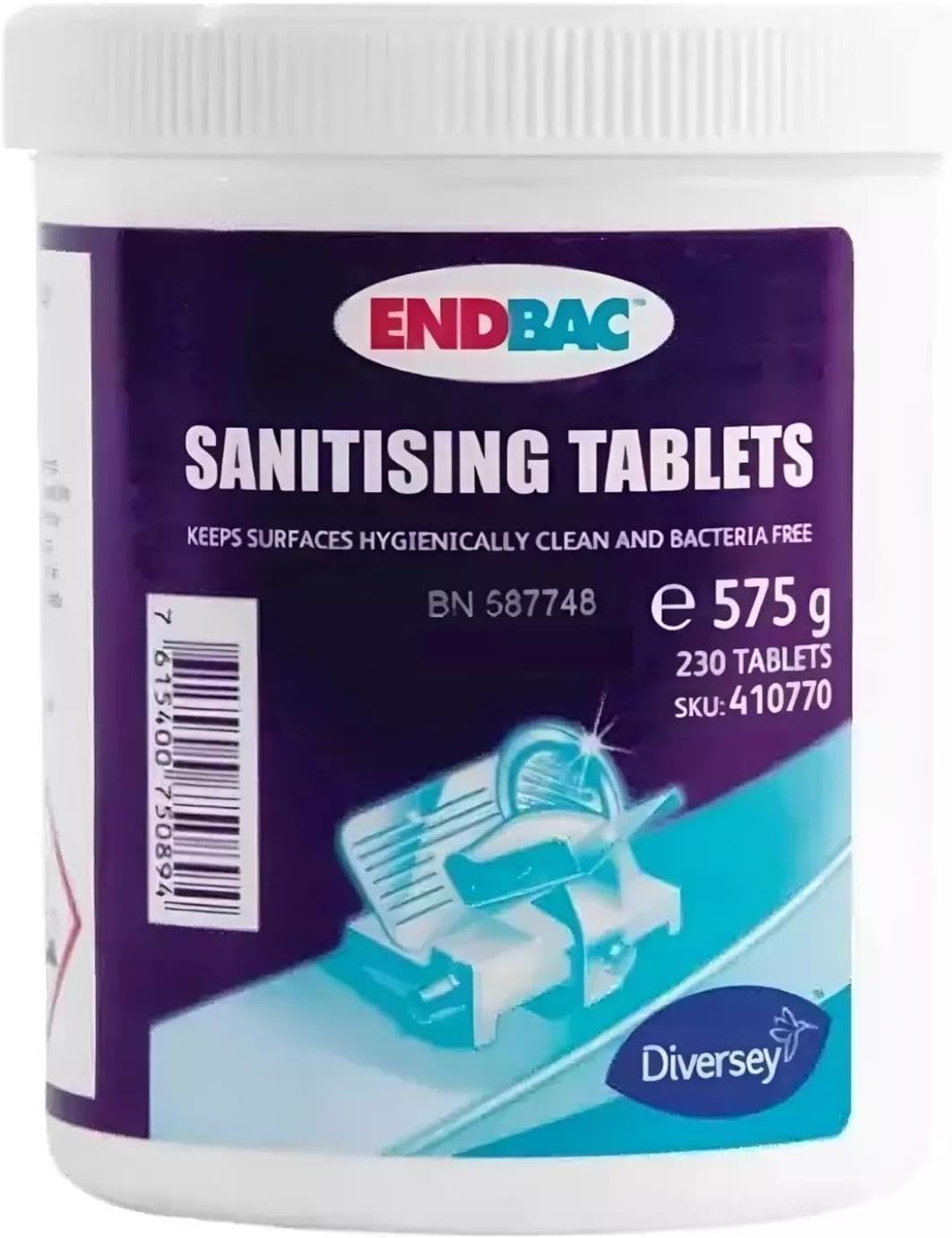 Endbac Sanitising Tablets - Effective Cleaner for Utensils & Surfaces ...