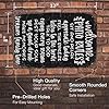 Amazon.com : Metal Sign 8"x12" Vintage Welcome Patio Rules, Retro Wall ...