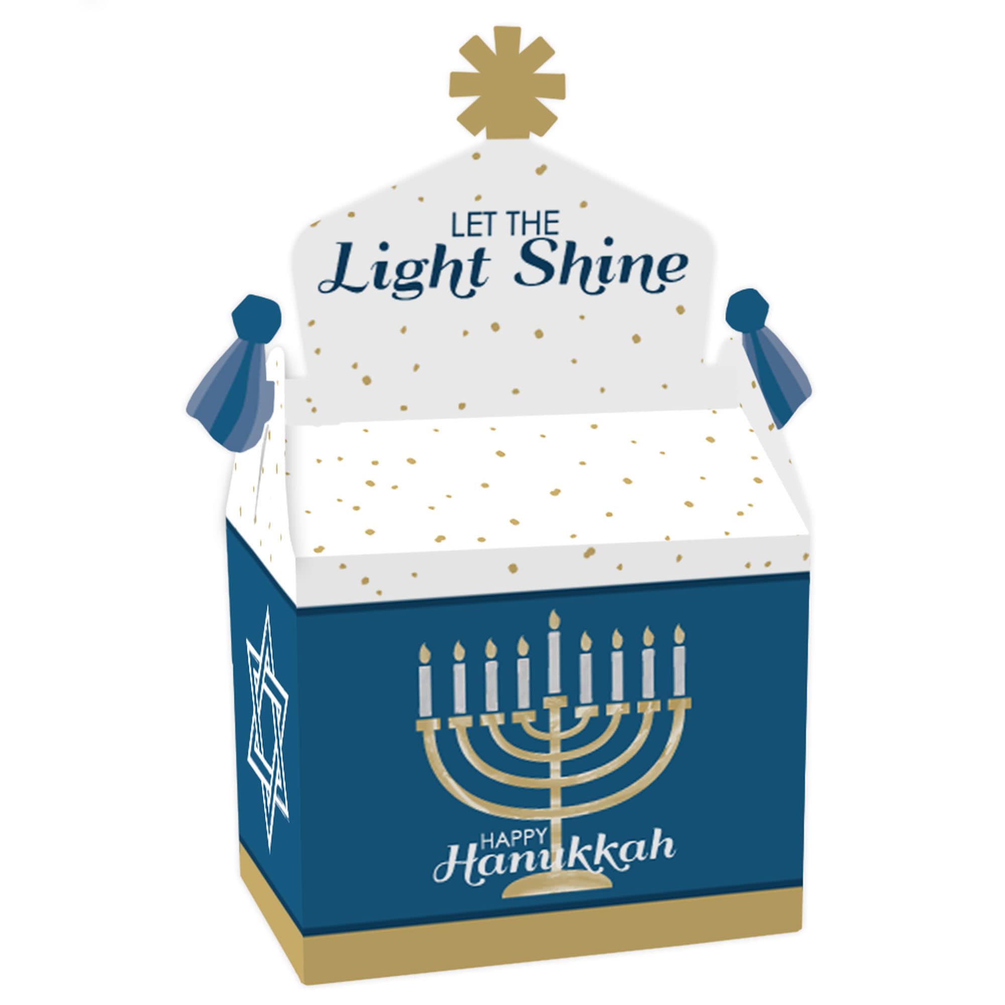 Amazon.com: Big Dot of Happiness Happy Hanukkah - Treat Box Party ...