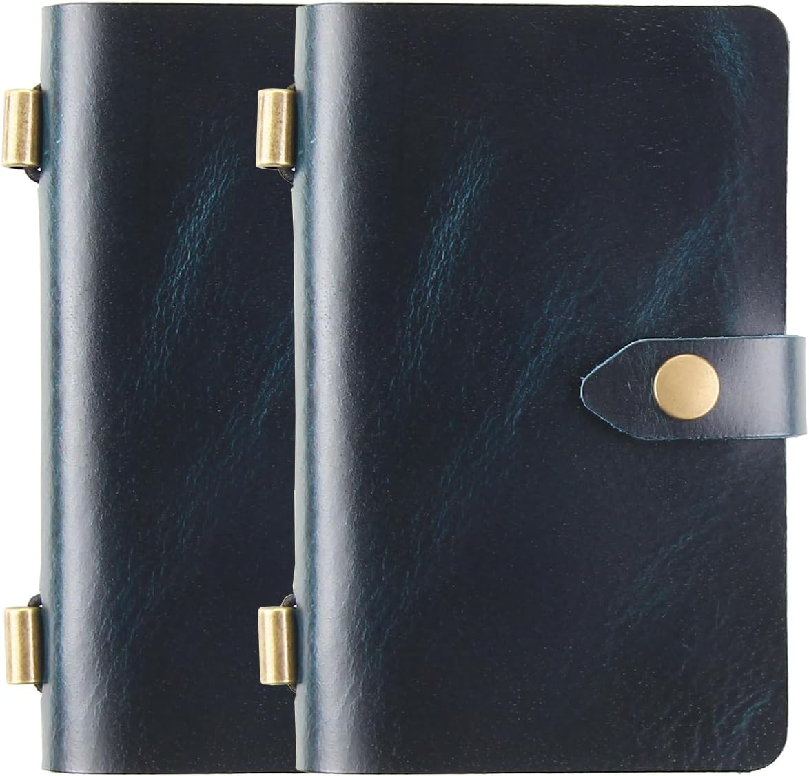 Amazon.com : MY MEMORY Handmade Leather Pocket Notebook, Genuine ...